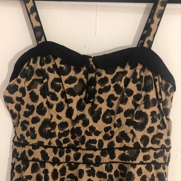 H&M | Dresses | Hm Leopard Print Pinup Dress | Poshmark